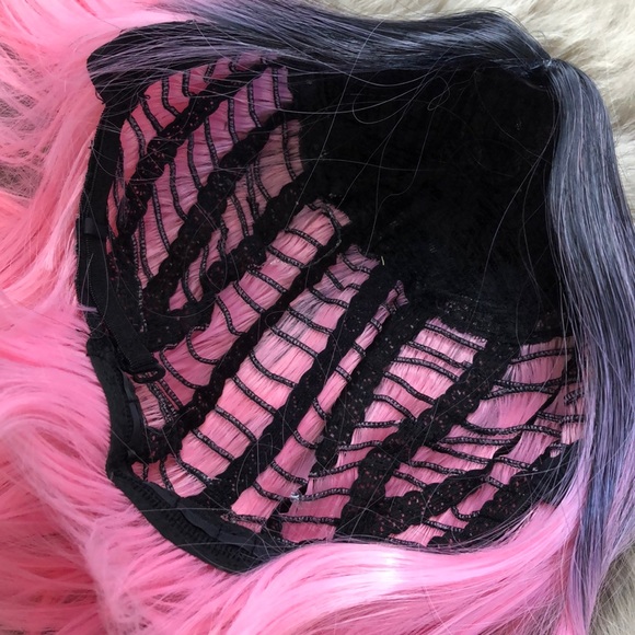 Accessories | Sagima Black Pink Cosplay Wig Nwt | Poshmark